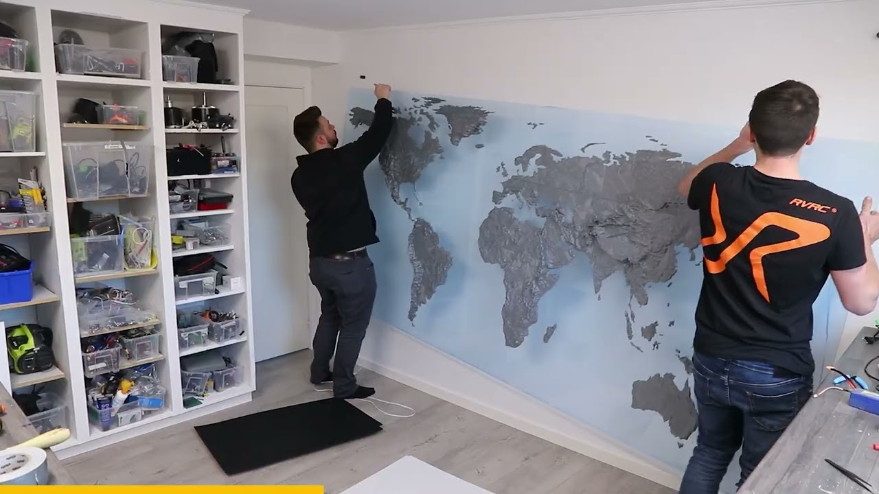 3D Wooden World Map by WoodPecStudio