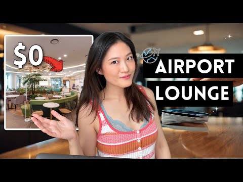 How to get FREE airport lounge access with this credit card ✈️