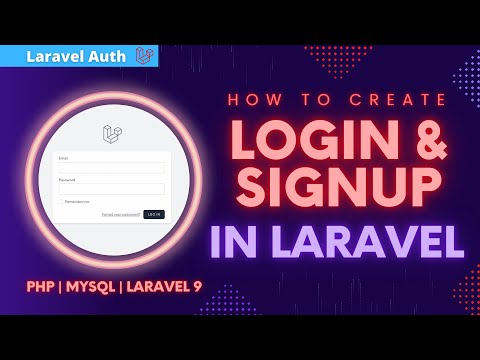 How to Make Login And Signup Form in PHP and MySQL | Laravel Breeze Tutorial