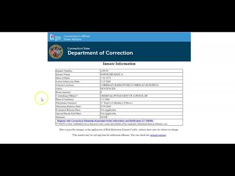 Connecticut Inmate Search