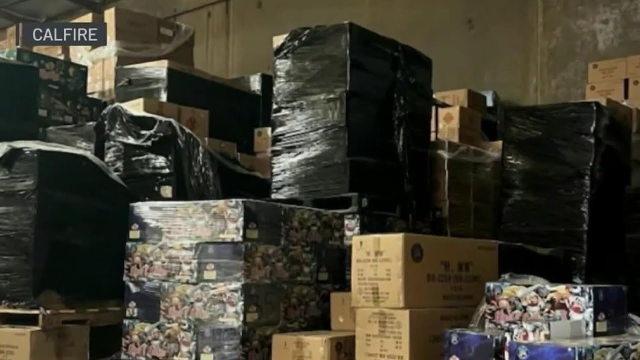 Descomunal decomiso de pirotecnia ilegal en Commerce
