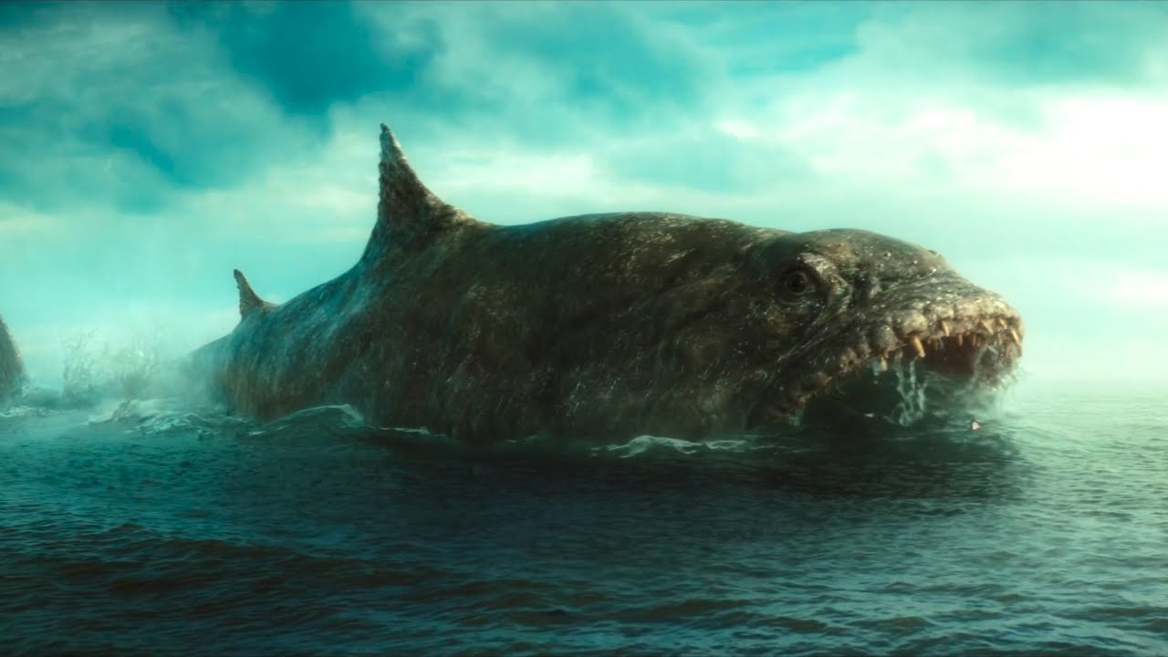 [4K] Giant fish eats people (P 2019)
