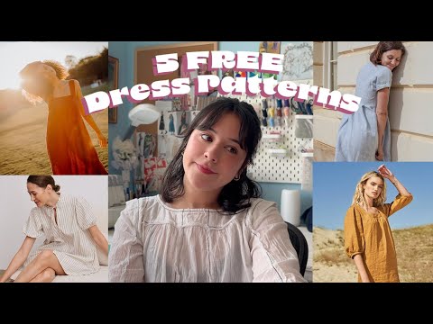 5 FREE Dress Patterns + Bonus Top! Beginner and Size Inclusive