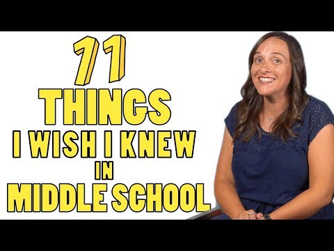 11 Things I Wish I Knew in Middle School #TodayILearned | 11 BEFORE 12 by Lisa Greenwald