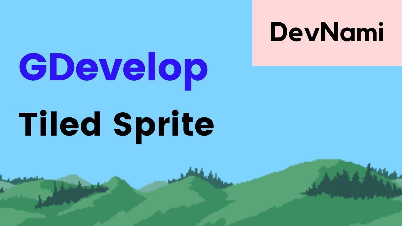 GDevelop - How to Use Tiled Sprite in Game