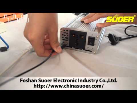 Suoer NEW Solar Power Inverter 1000W With 10A Charger (SAA-1000C )