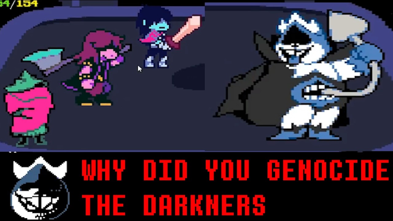 [DUB] Deltarune if it was written by 2018 Deltarune fans: