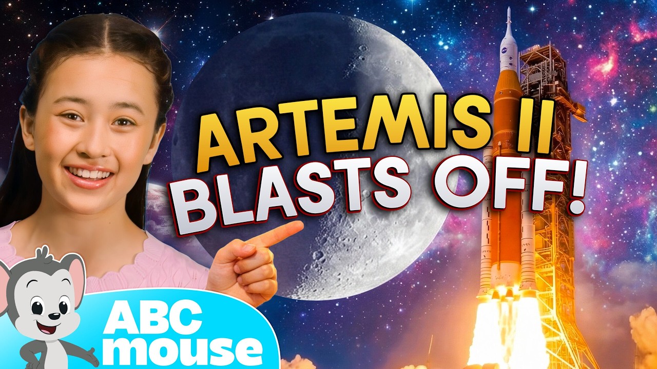 Artemis II Launch 🚀🌙 | NASA Rocket Launch for Kids ⭐ | ABCmouse