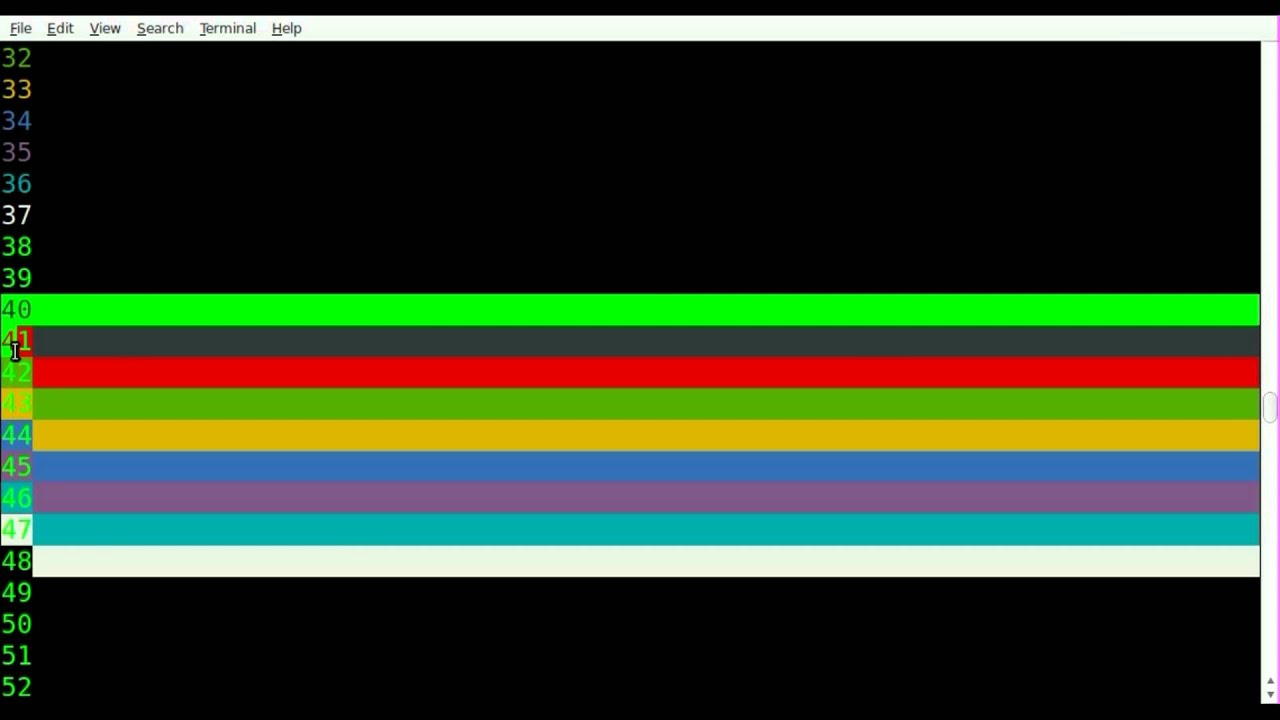 BASH Colors with Esc Codes - Linux