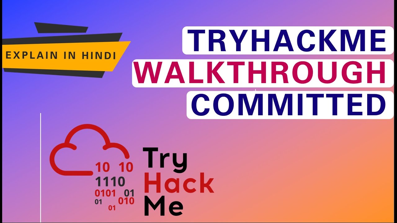 Committed - TryHackMe Walkthrough