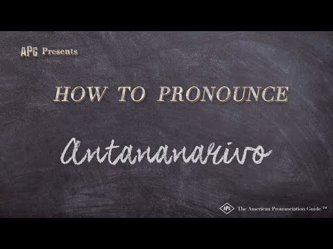 How to Pronounce Antananarivo (Real Life Examples!)