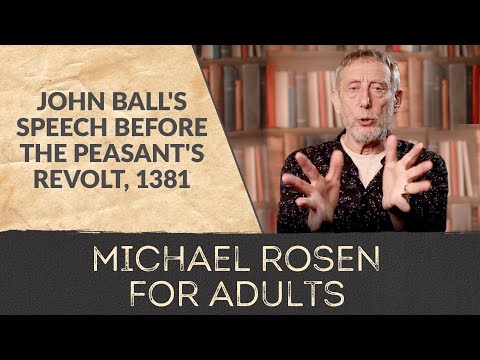 (1381) John Ball’s Speech before the Peasant’s Revolt by Michael Rosen ...