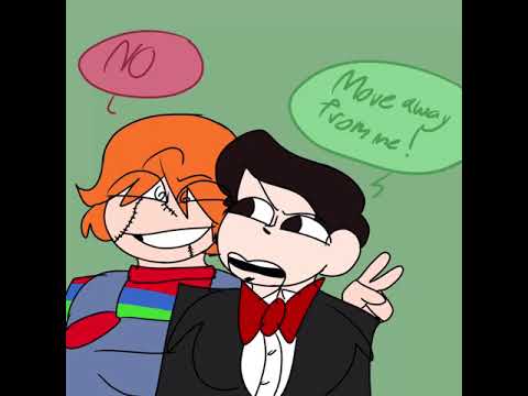 Chucky & Slappy (goosebumps and childs play art)