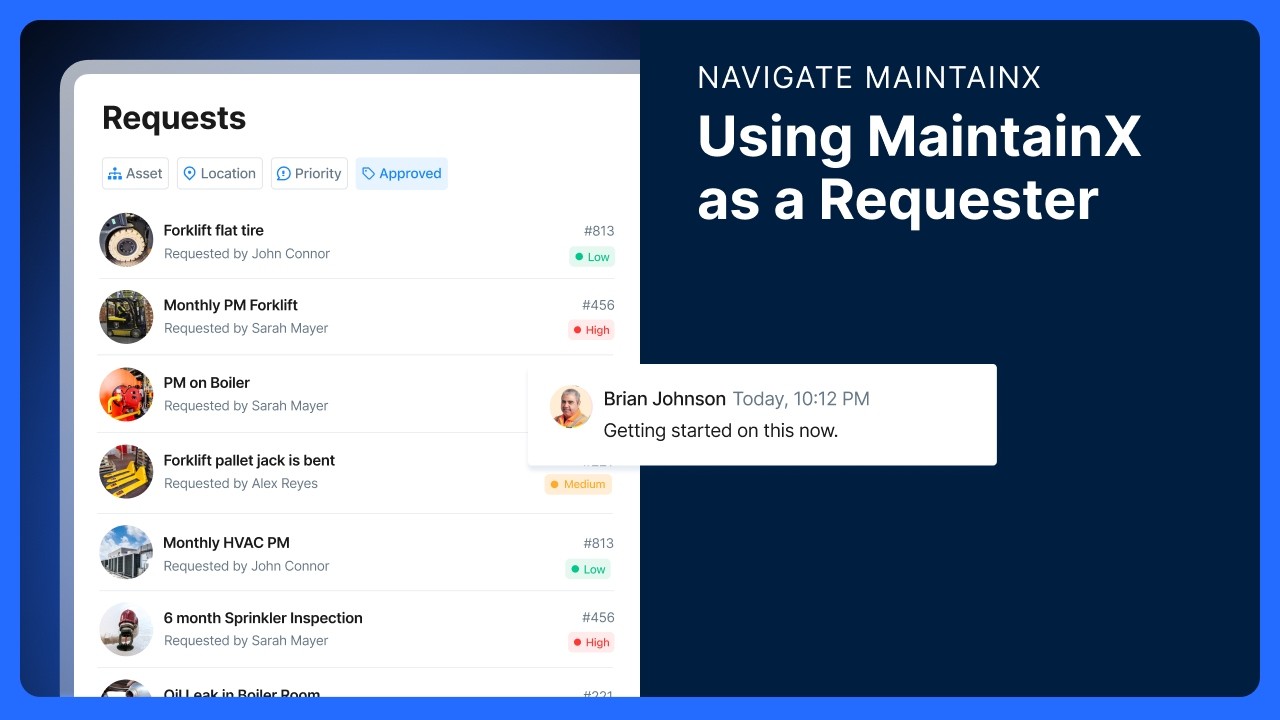 Navigate MaintainX | Using MaintainX as a Requester