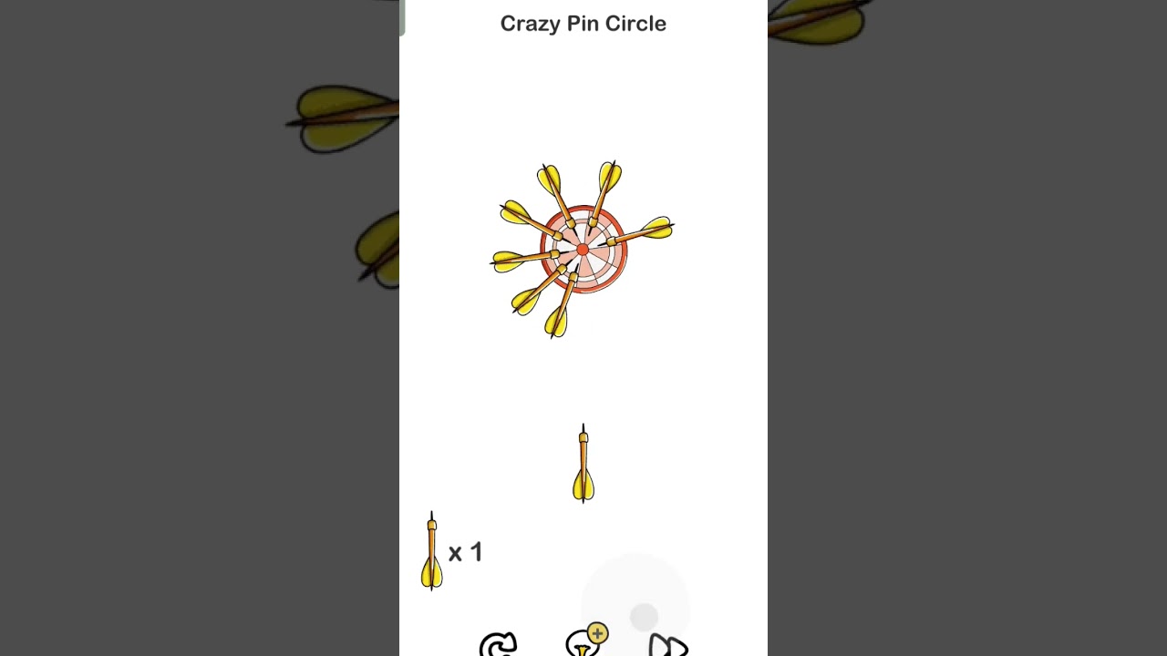 Brain out challenge Level 59 Crazy pin circle#game