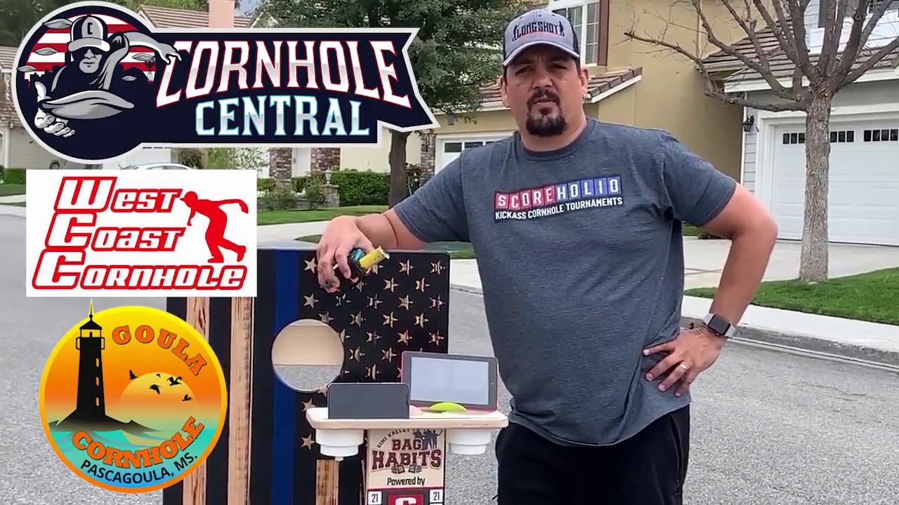Streamholio Cornhole - Player setup and Gameplay tutorial w/Live Scoring