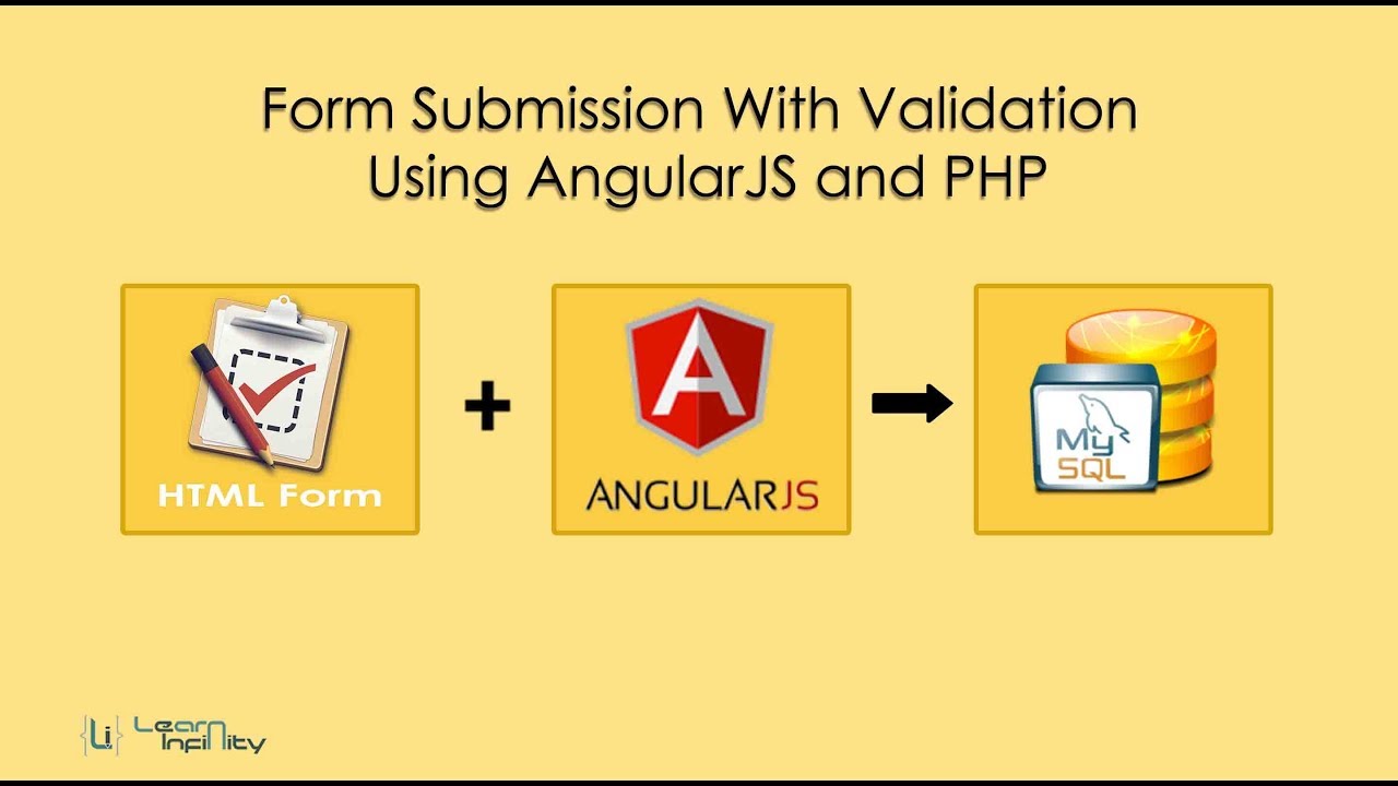 Form Submission With Validation Using AngularJS and PHP - Learn Infinity