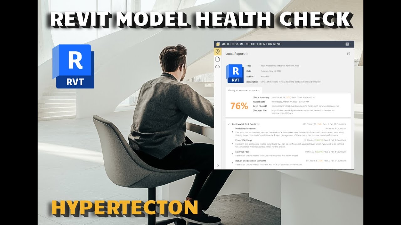 How to check the health of your Revit Model with the Revit model checker ( Interoperability Tools )