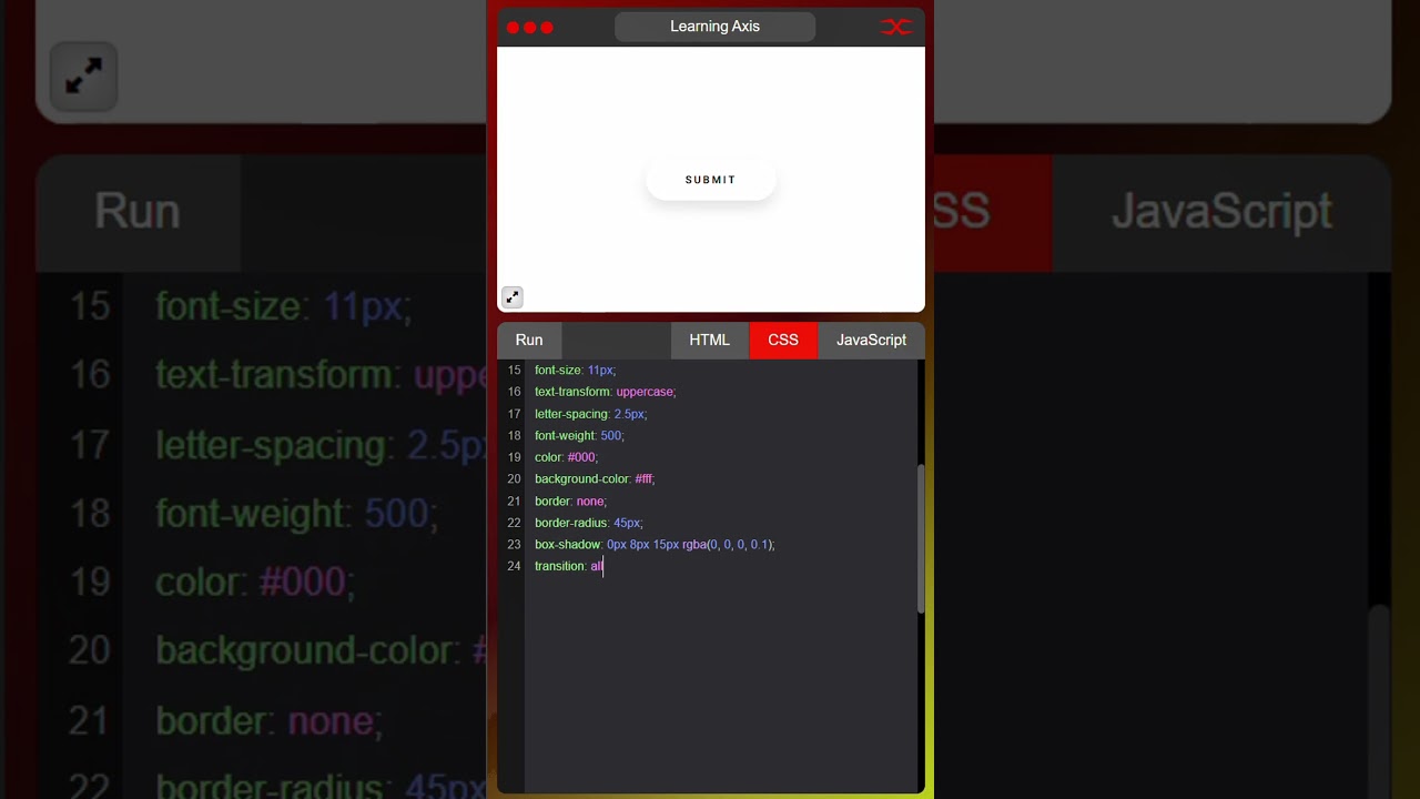 Submit Button | HTML CSS