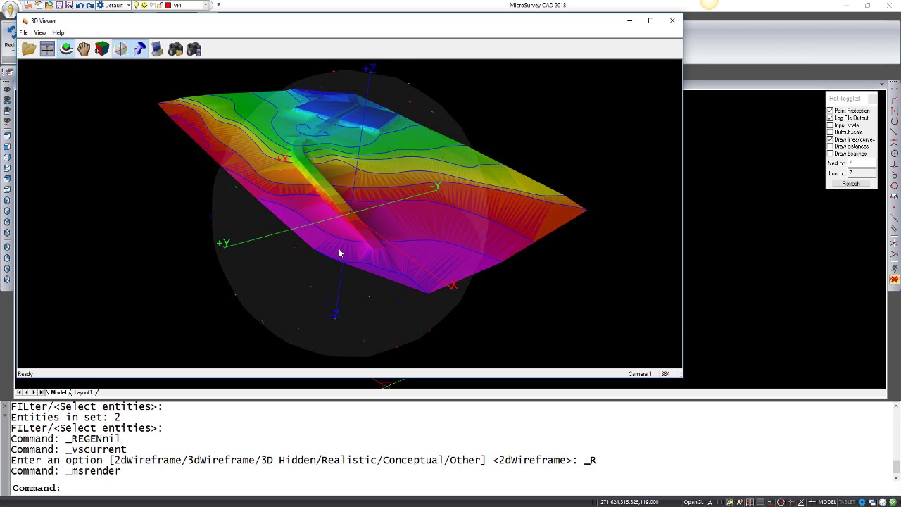 Plotting Cross Sections from an Alignment
