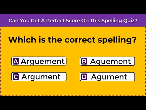 CAN YOU FIND THE CORRECT SPELLING? Commonly Misspelled Words - 8