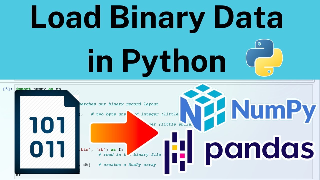 Load Binary Data in Python with Numpy & Pandas