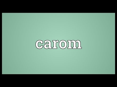 Carom Meaning