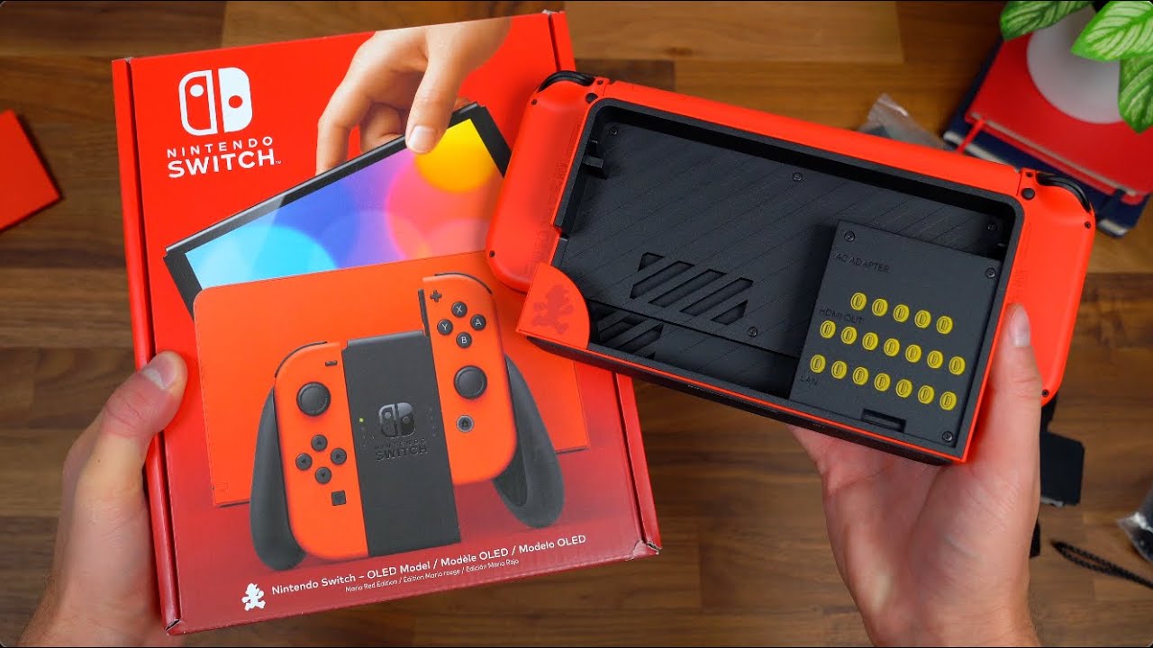 Nintendo Switch OLED Mario Red Edition Unboxing!