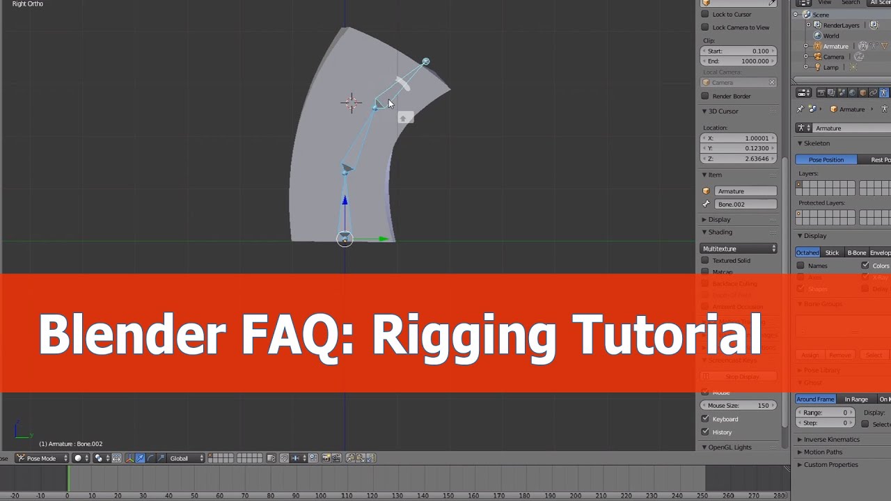 Blender Rigging Tutorial: FAQ, Request