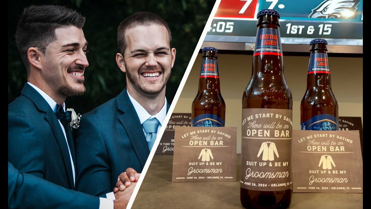 Will You Be My Groomsman Proposal Ideas - Custom Beer Labels - Groomsmen Box Personalized Cards