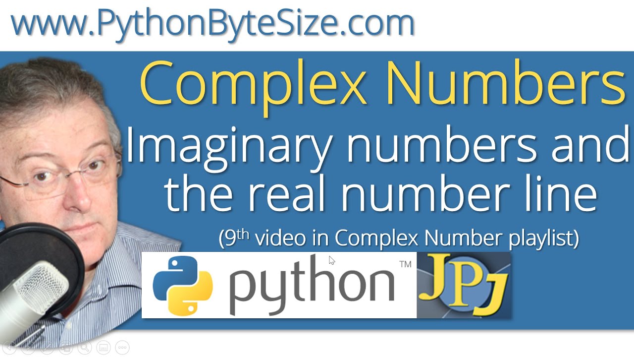 Python Complex Numbers (9) Imaginary numbers and the real number line
