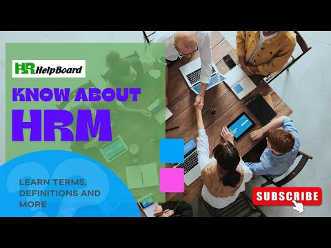 Know About HRM Terms & Definition| Human Resource Management System - HRhelpboard