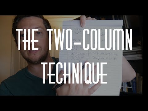 The Two-Column Technique - A CBT Exercise to Test Your Assumptions