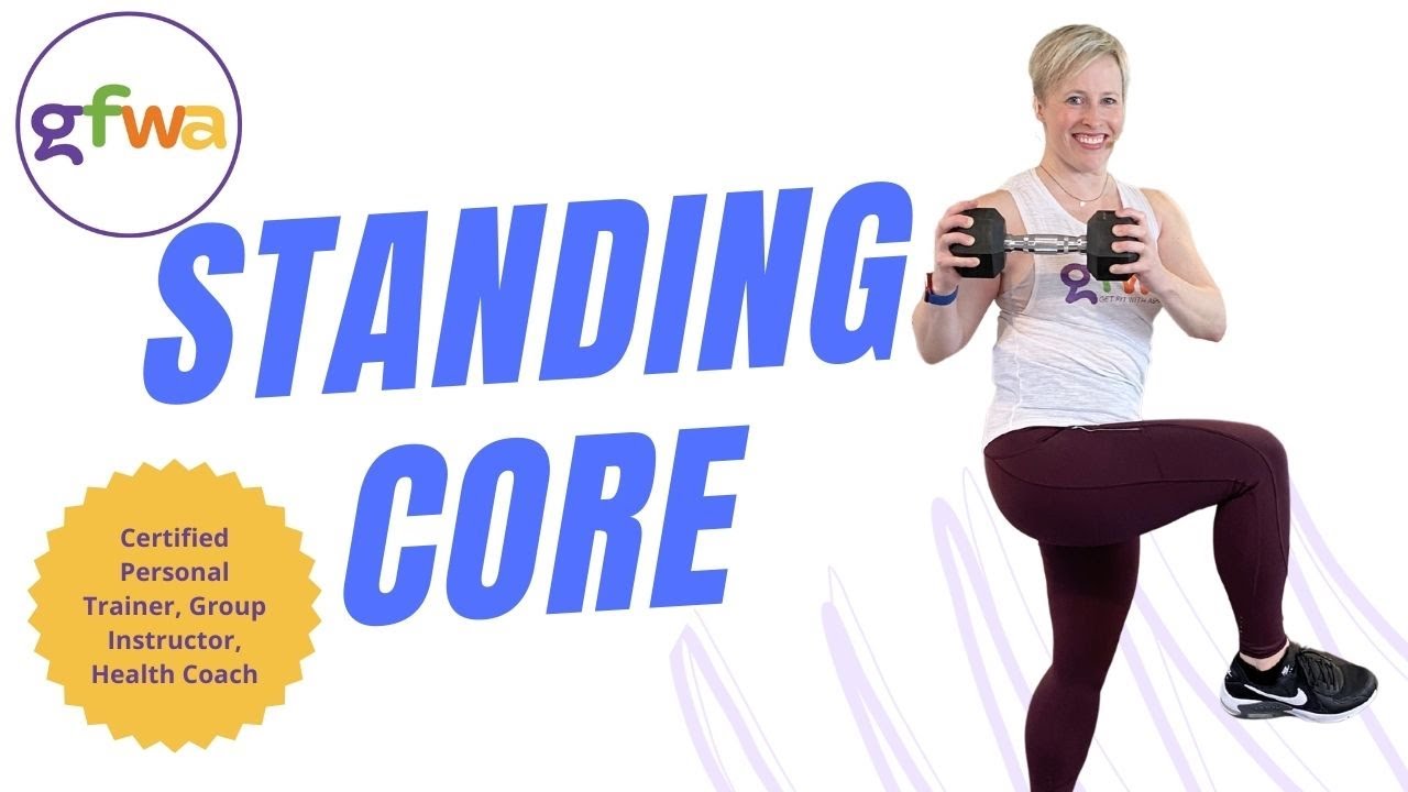 10-Minute Core on Fire - Easy to Follow - One Dumbbell Optional!