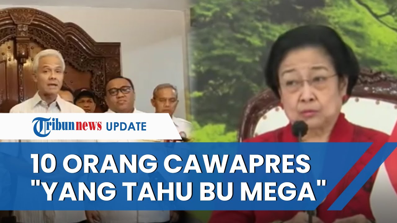 Respons Ganjar Pranowo soal Lebih dari 10 Orang Mau Jadi Cawapresnya, Akui Hanya Megawati yang ...