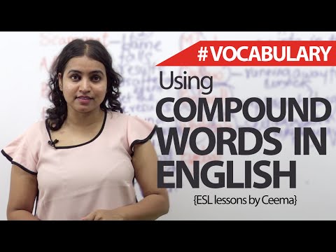 Compound words in English – English Vocabulary & Grammar Lesson