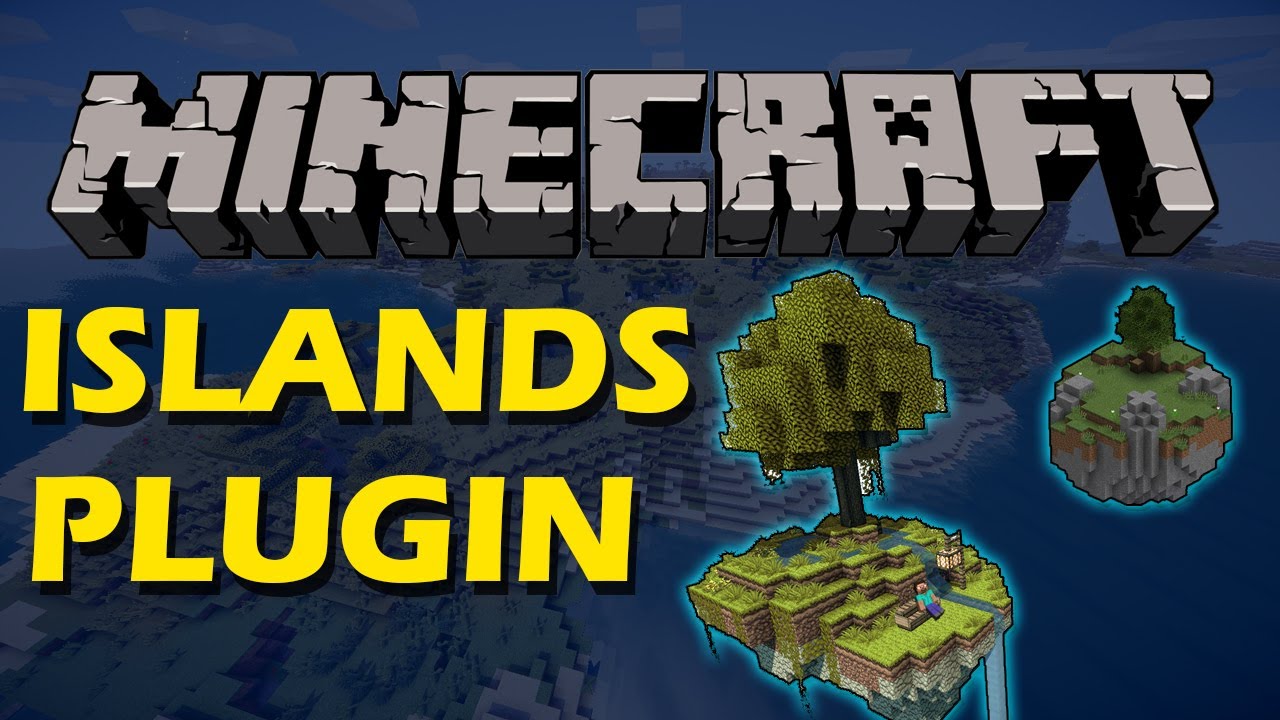 Floating islands in Minecraft with Islands Plugin