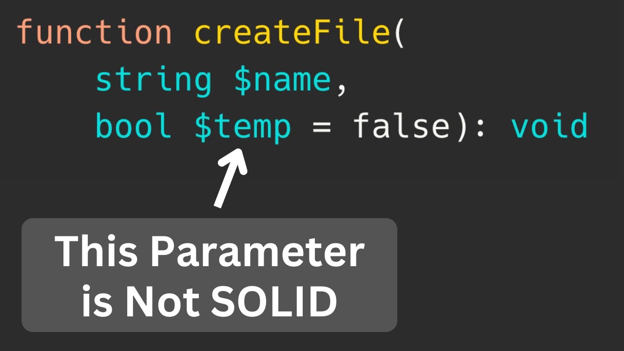 SOLID PHP: One Function or Two Functions?