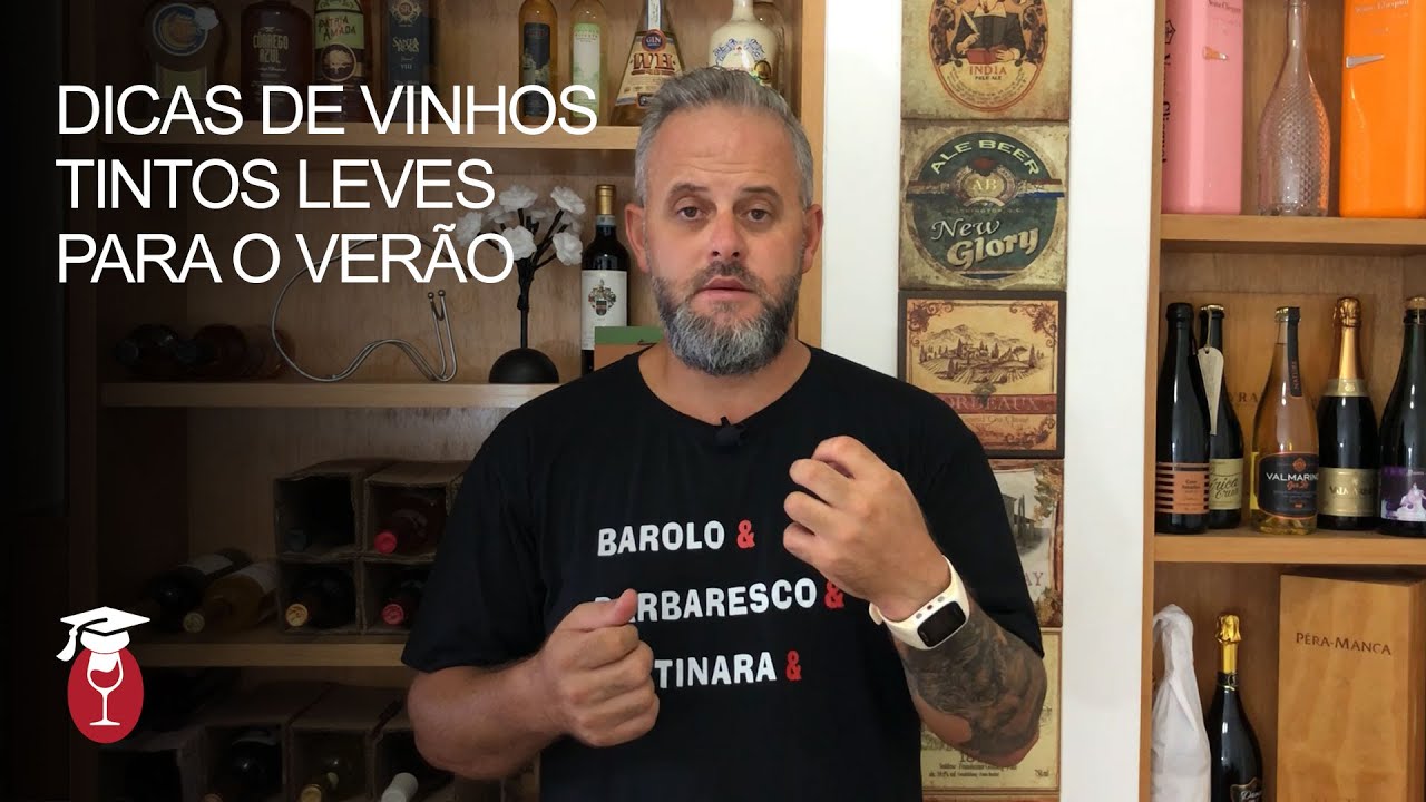 Dica de Vinhos Tintos Leves para o Verão.
