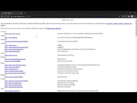 Download R software