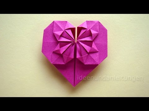 Origami Anleitung: Herz falten | The Secrets of Origami