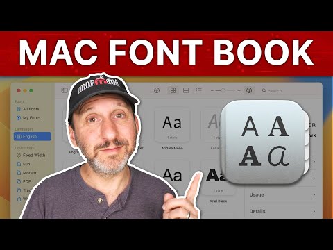 Using Font Book on Your Mac