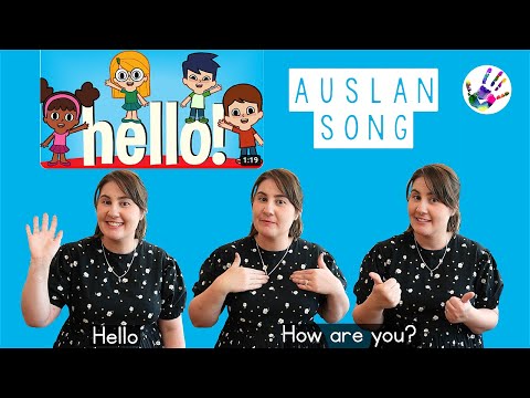 Hello! How are you? Song | SIGN WITH ME in Auslan (Southern Dialect)