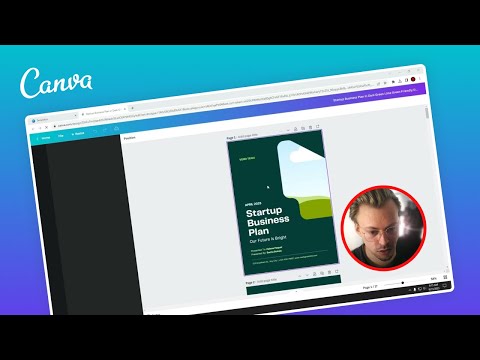 How do I create a Canva business plan