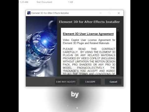 How to get Element 3d Plugin #afterefects #shorts