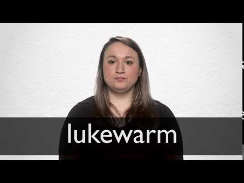 LUKEWARM 释义 | 柯林斯英语词典