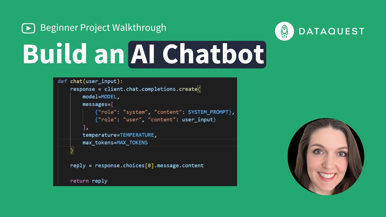Build an AI Chatbot with Python | Start-to-finish beginner friendly project walkthrough