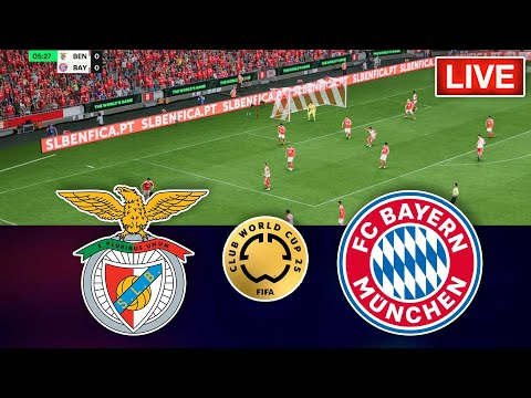 🔴SL Benfica vs Bayern Munich | FIFA Club World Cup Match #clubworldcup2025