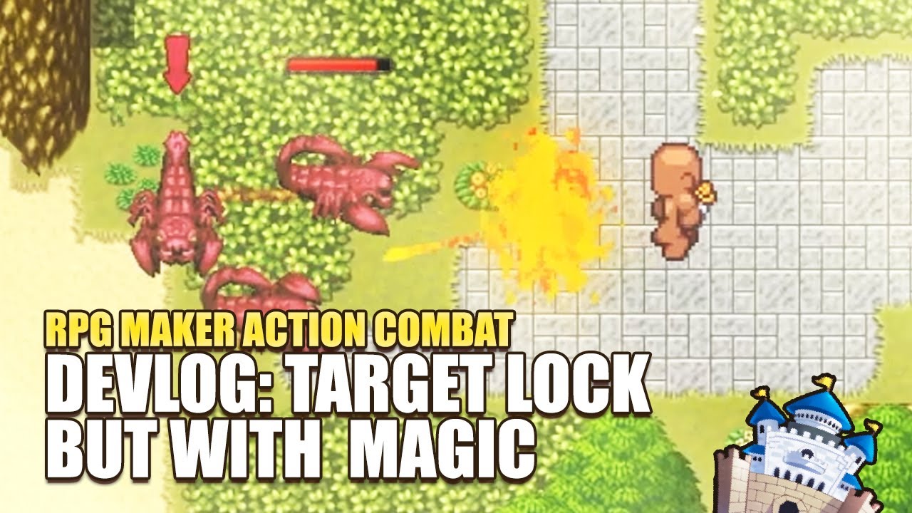 RPG Maker Action Combat - Devlog  - Target Lock but with magic